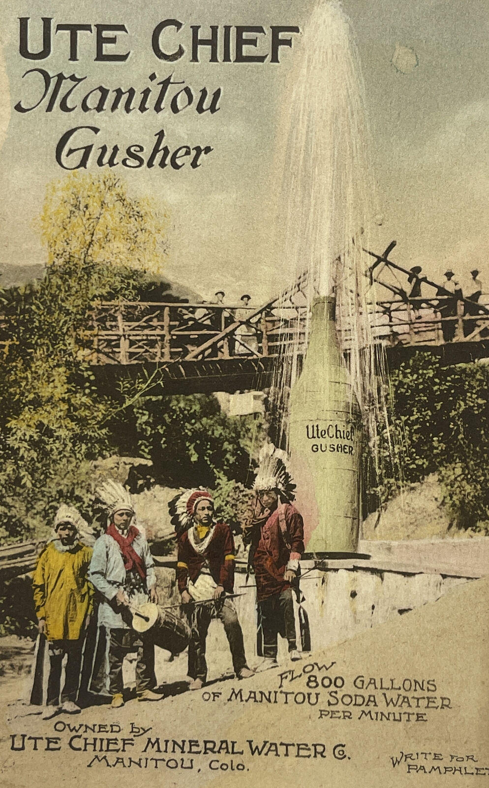 Ute Chief Bottling Plant 1947 - Clio